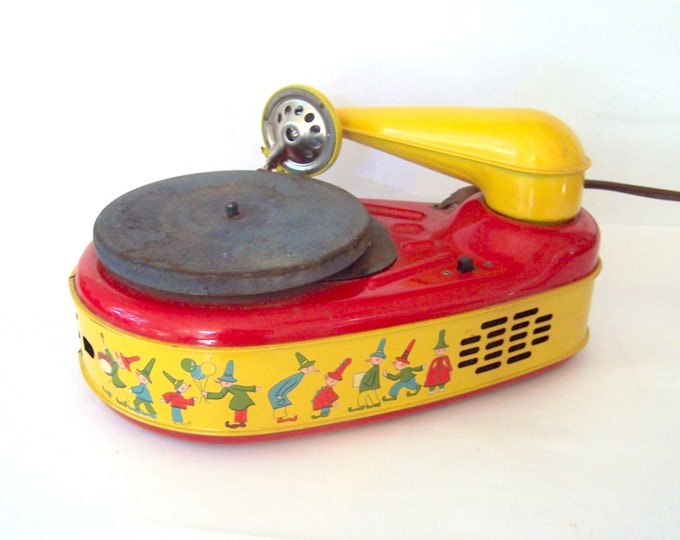 Vintage Record Player Lindstrom Electric Phonograph Model 777 Record ...
