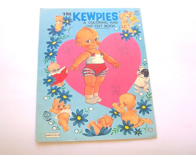 1962 Kewpies to Color Artcraft Coloring Book, Kewpie Collectibles ...