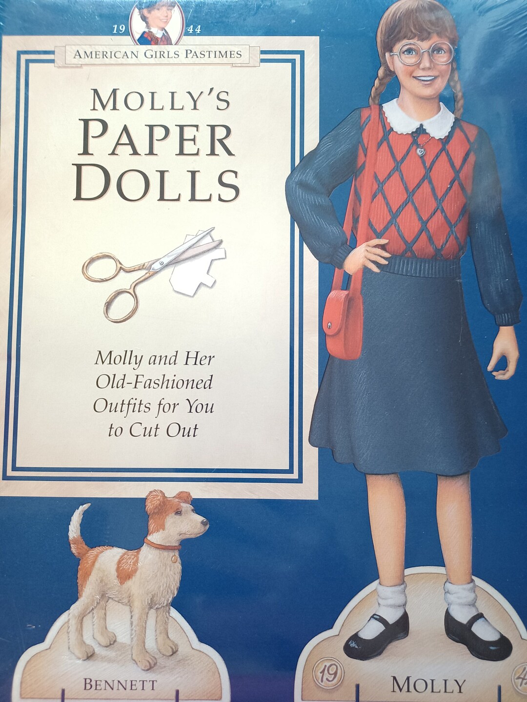Vintage 1994 American Girl Molly Paper Doll Passe-temps Kit Nouveau ...
