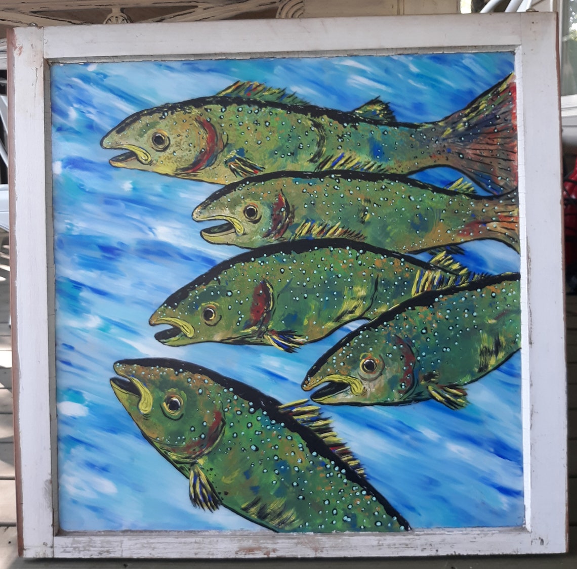 Hand Painted Window Art - Etsy