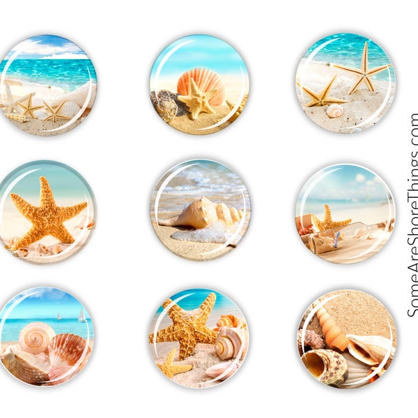 Beach Magnets - Etsy
