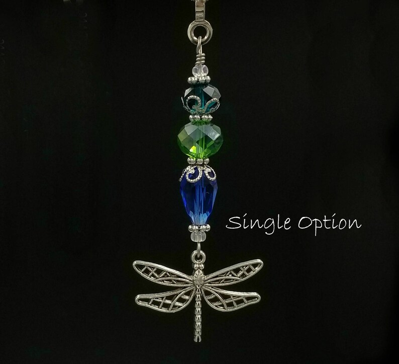 Dragonfly Charm Beaded Ceiling Fan and Light Pull Chains. | Etsy