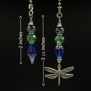 Dragonfly Charm Beaded Ceiling Fan and Light Pull Chains. Sold | Etsy