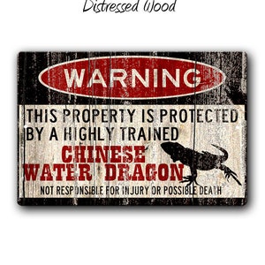 Chinese Water Dragon Sign,funny Metal Signs,water Dragon Accessories ...