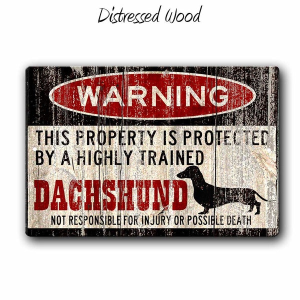 Funny Dog Warning Sign - Etsy