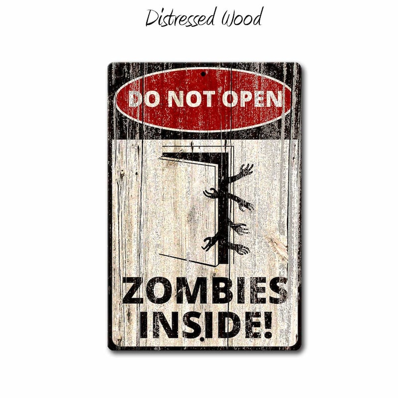 Zombie Signs - Etsy