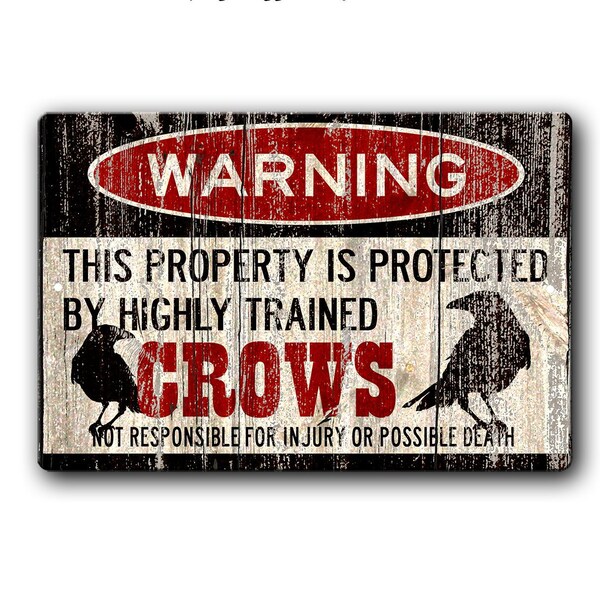 Crow Sign - Etsy
