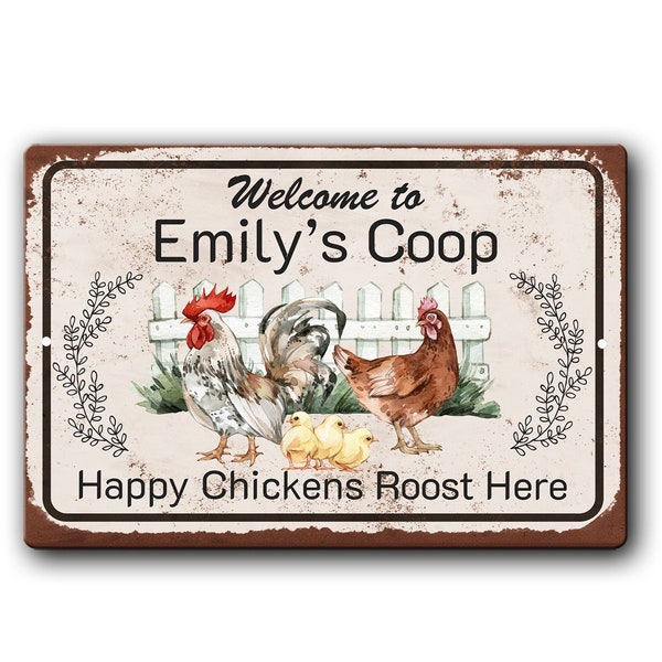 Custom Chicken Coop Signs - Etsy