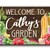 Personalized Garden Sign Custom Garden Gate Sign Gardener Friend Gift ...