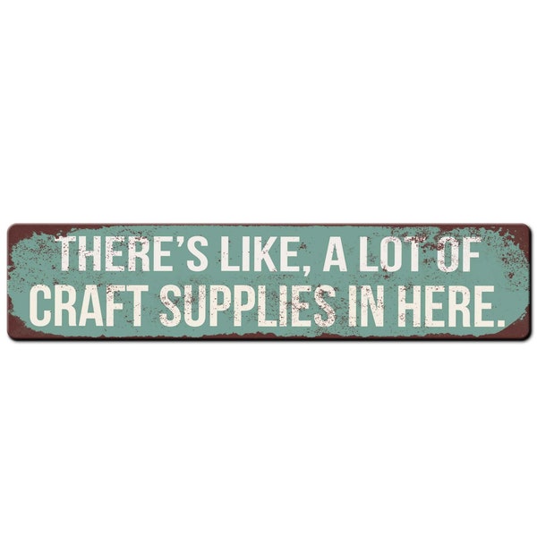 Craft Room Sign - Etsy