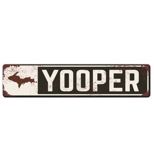 Yooper Upper Michigan Peninsula Sign - up North Cabin Sign - Northern ...