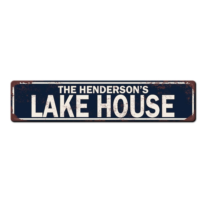 Custom Lake House Sign - Etsy