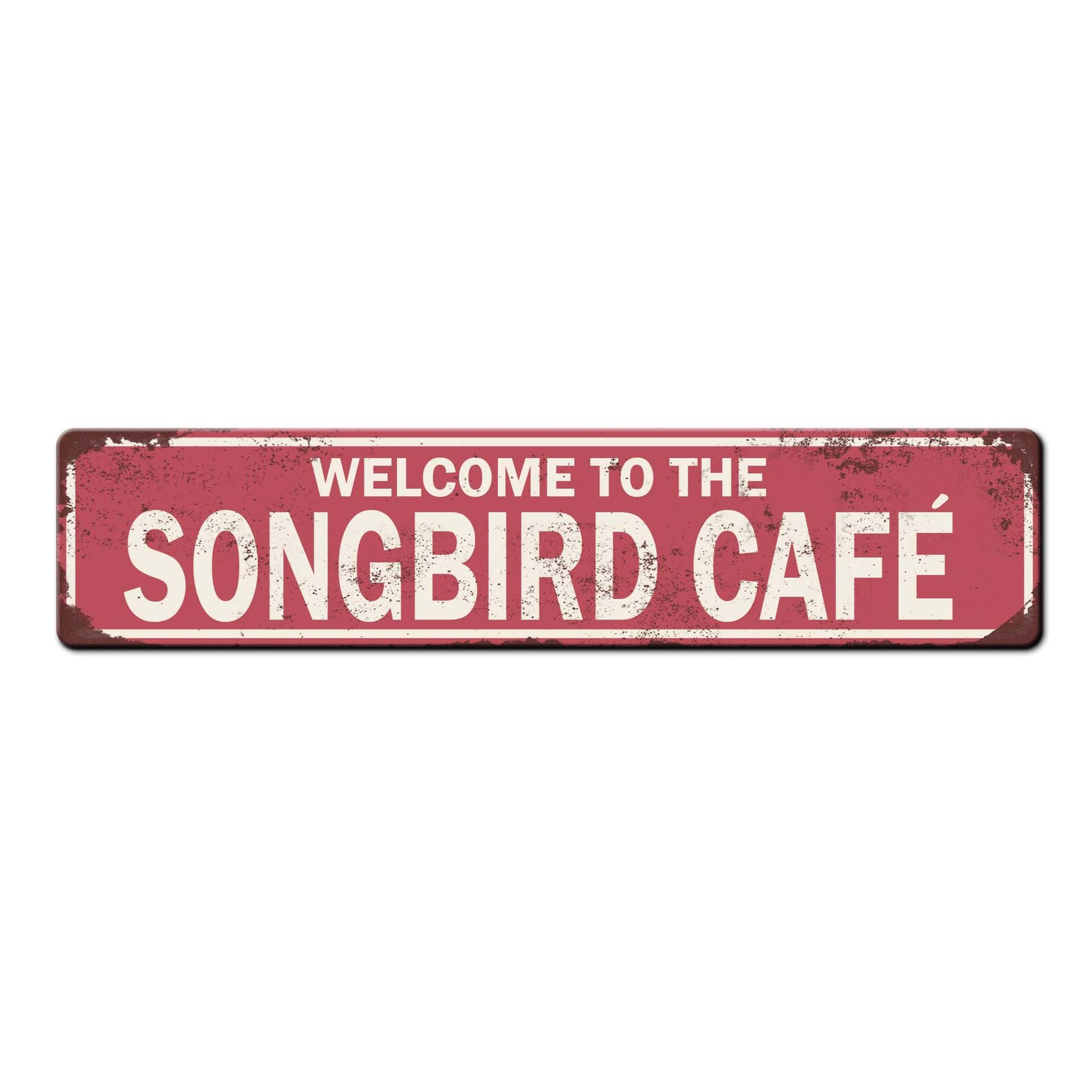 Bird Feeder Sign - Welcome to the Songbird Cafe - Backyard Songbird ...
