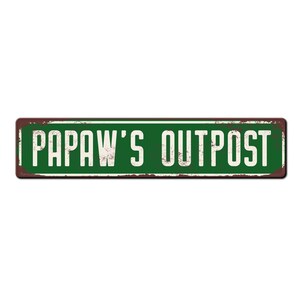 Personalized Outpost Sign - Custom Cabin Sign - Funny Cabin Decor ...