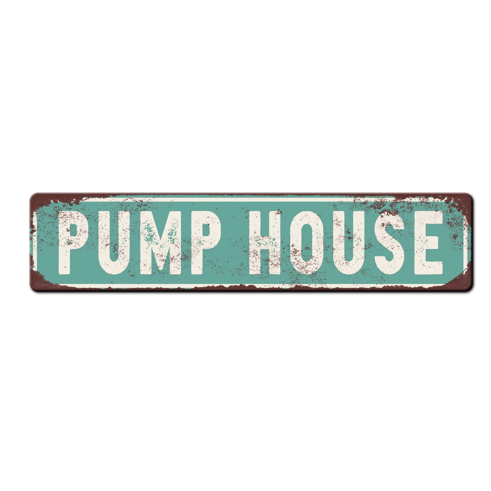 Pump House Metal Sign - Homestead Metal Sign - Wellhouse Sign - Rustic ...