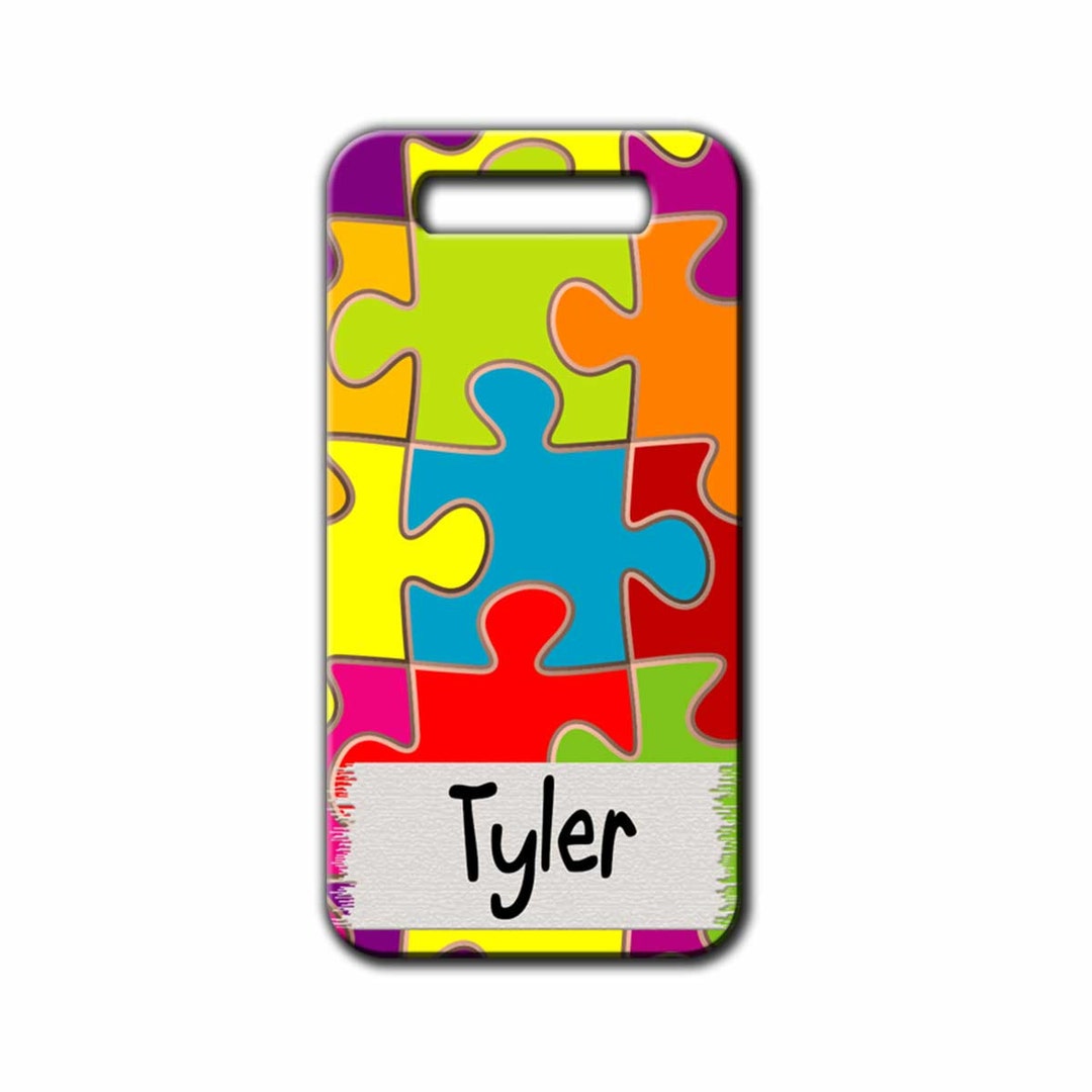 Autism Awareness ID Tag - Back to School Kids Backpack Id Tag - Custom ...