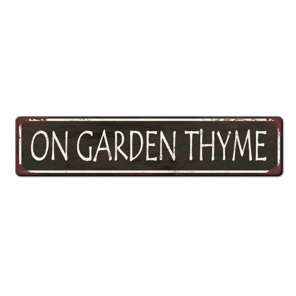 Thyme Sign - Etsy