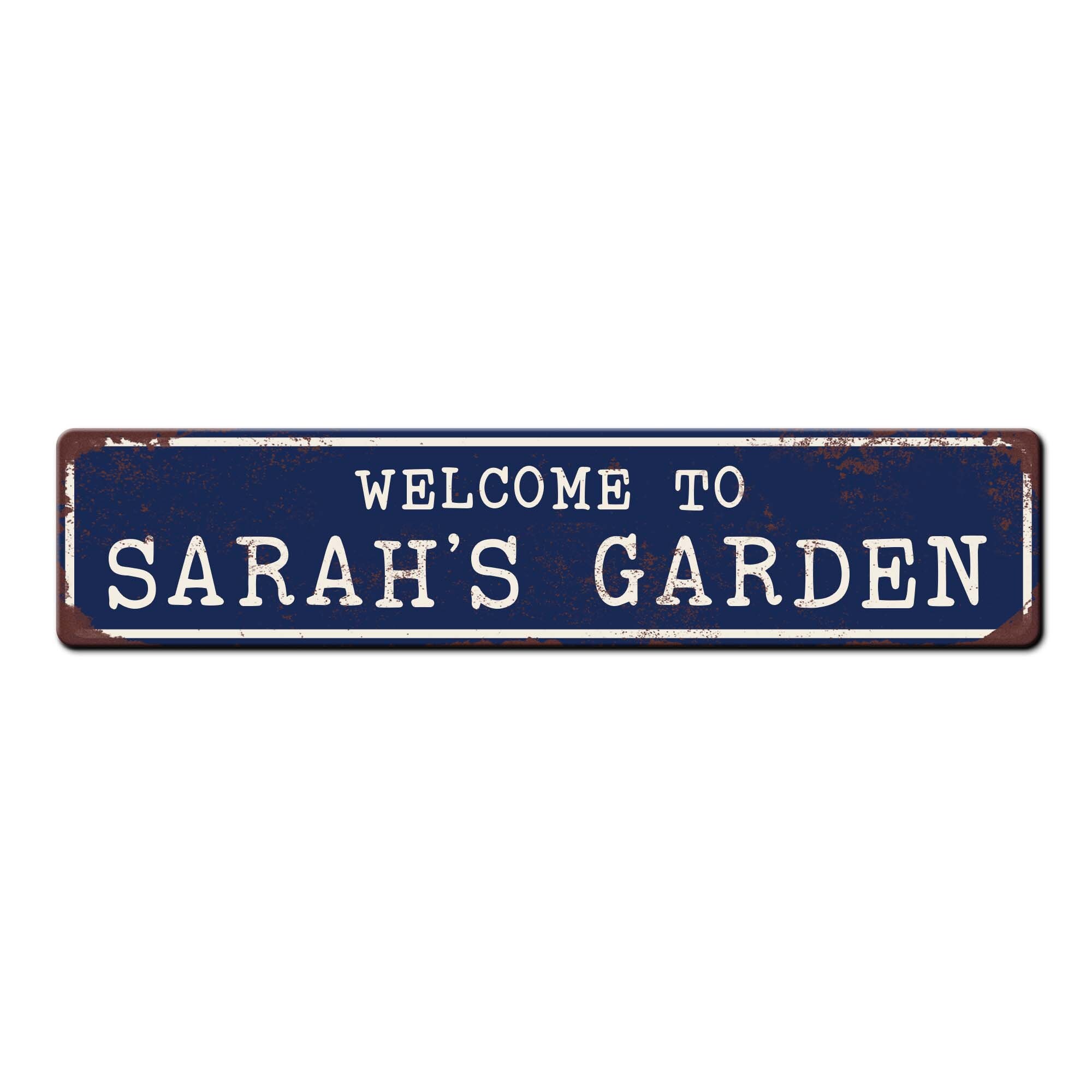 Personalized Garden Sign Custom Garden Gate Sign Gardener | Etsy