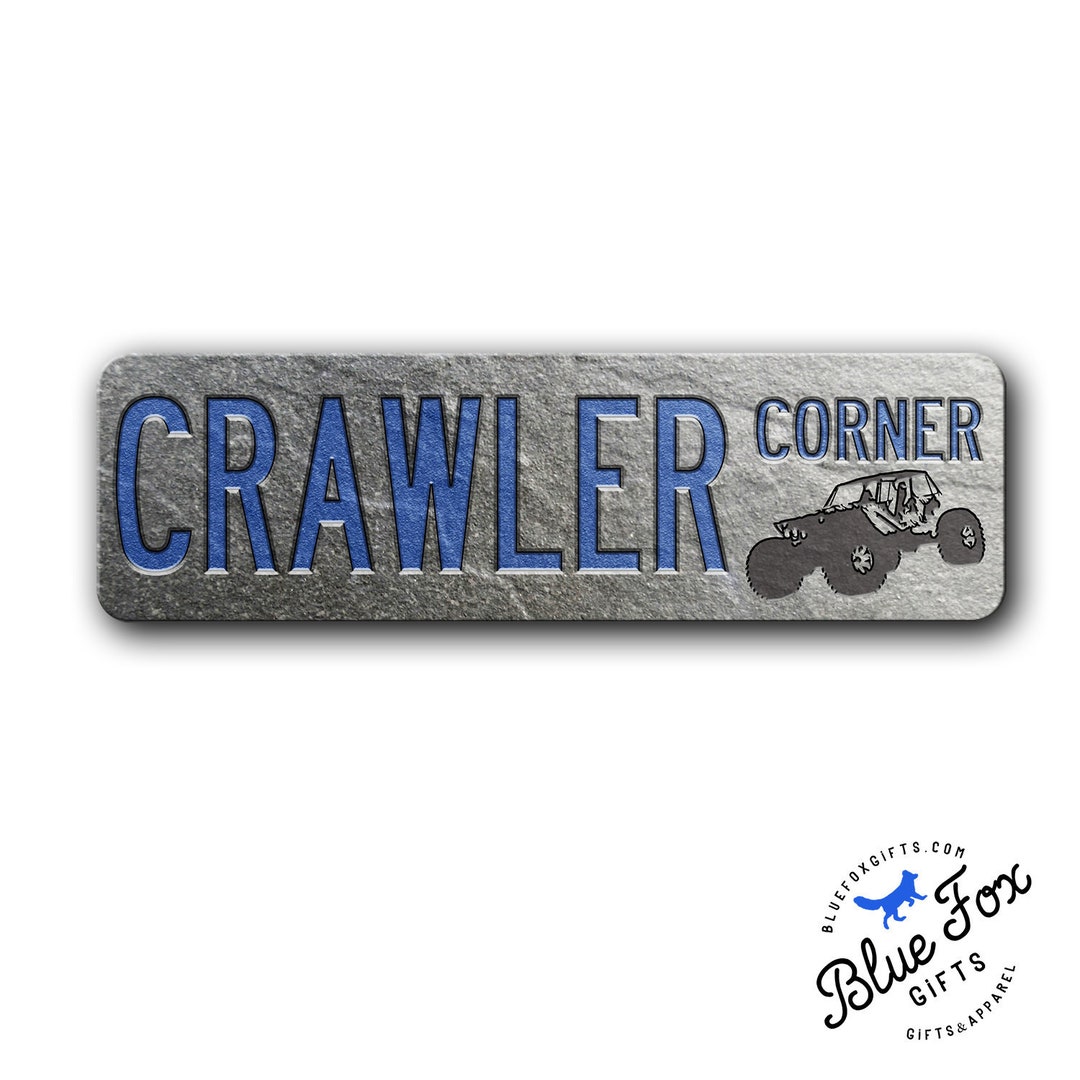 Crawler Corner Metal Street Sign, RC Crawler Gift, Scale Crawler Sign ...