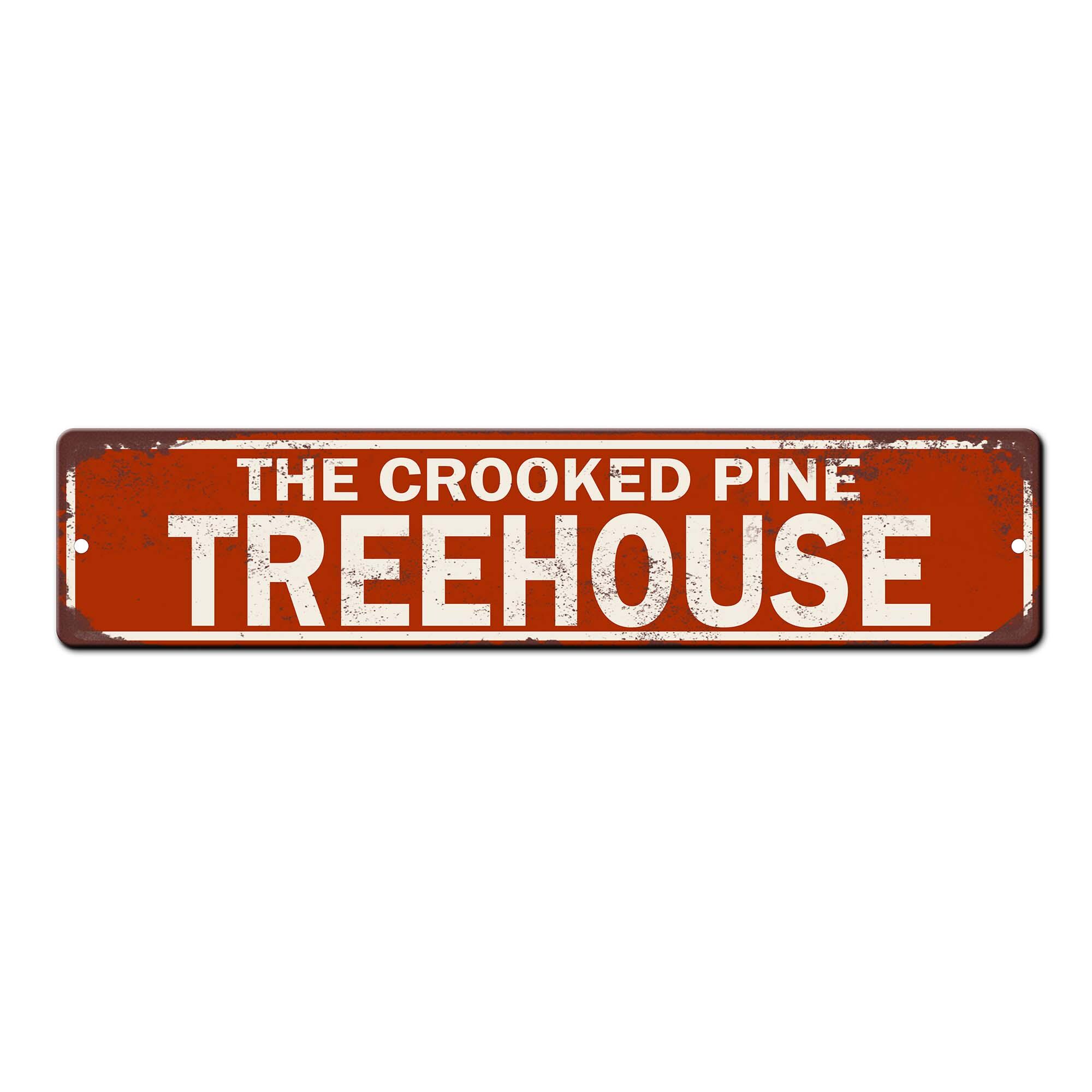 Personalized Treehouse Sign - Customized Kids Treehouse Fort ...