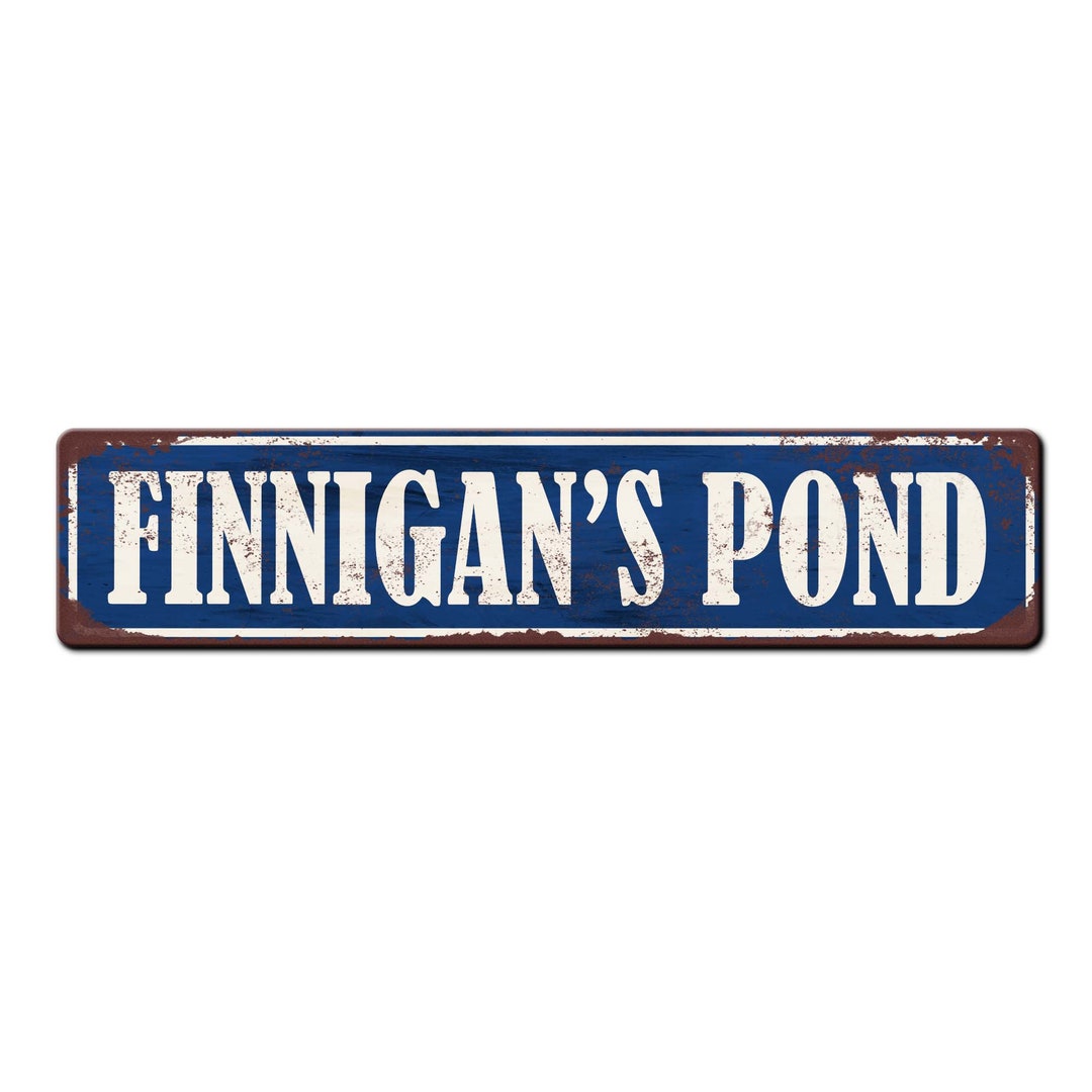 Custom Pond Sign - Personalized Memorial Pond Sign - Personalized ...