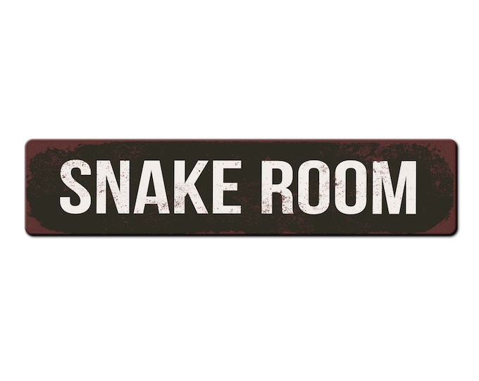Keep Lid Closed Snakes Sign Funny Snake Sign Snake Lover Gift Reptile ...