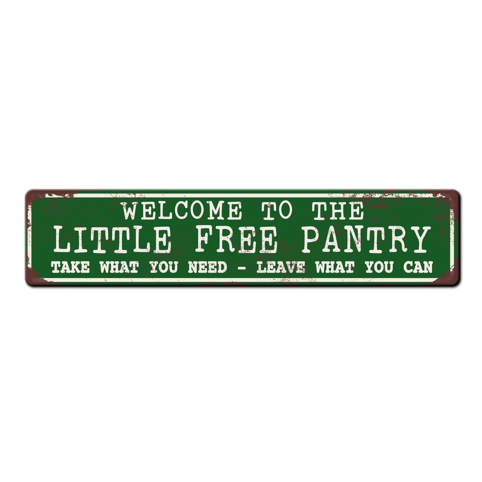 Little Pantry Sign - Food Community Share Pantry Sign - Food Sharing ...