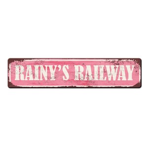 Personalized Railway Train Sign - Custom Train Room Sign - Train Lover ...