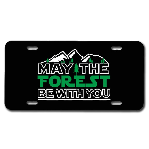 Front License Plate Forest - Etsy
