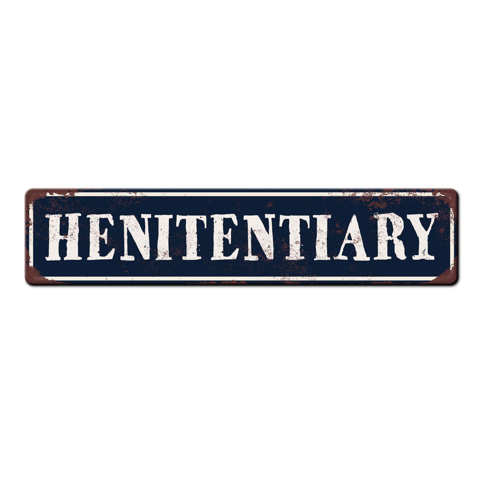 Henitentiary Funny Chicken Coop Sign - Backyard Chicken Gift - Cute ...