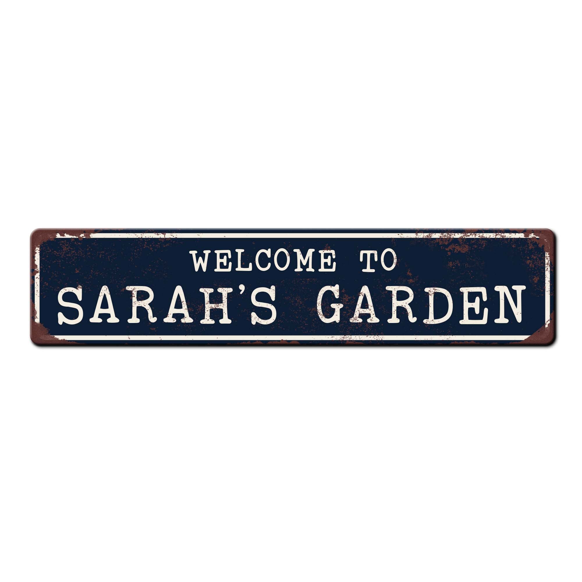 Personalized Garden Sign Custom Garden Gate Sign Gardener | Etsy