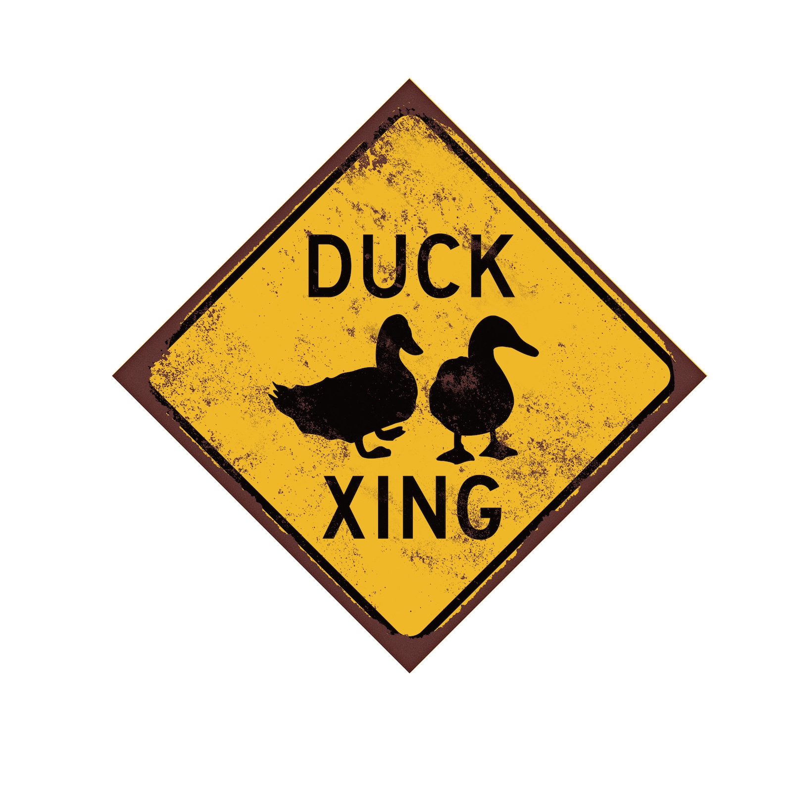 Duck Crossing Metal Sign Homestead Farm Sign Backyard Duck - Etsy