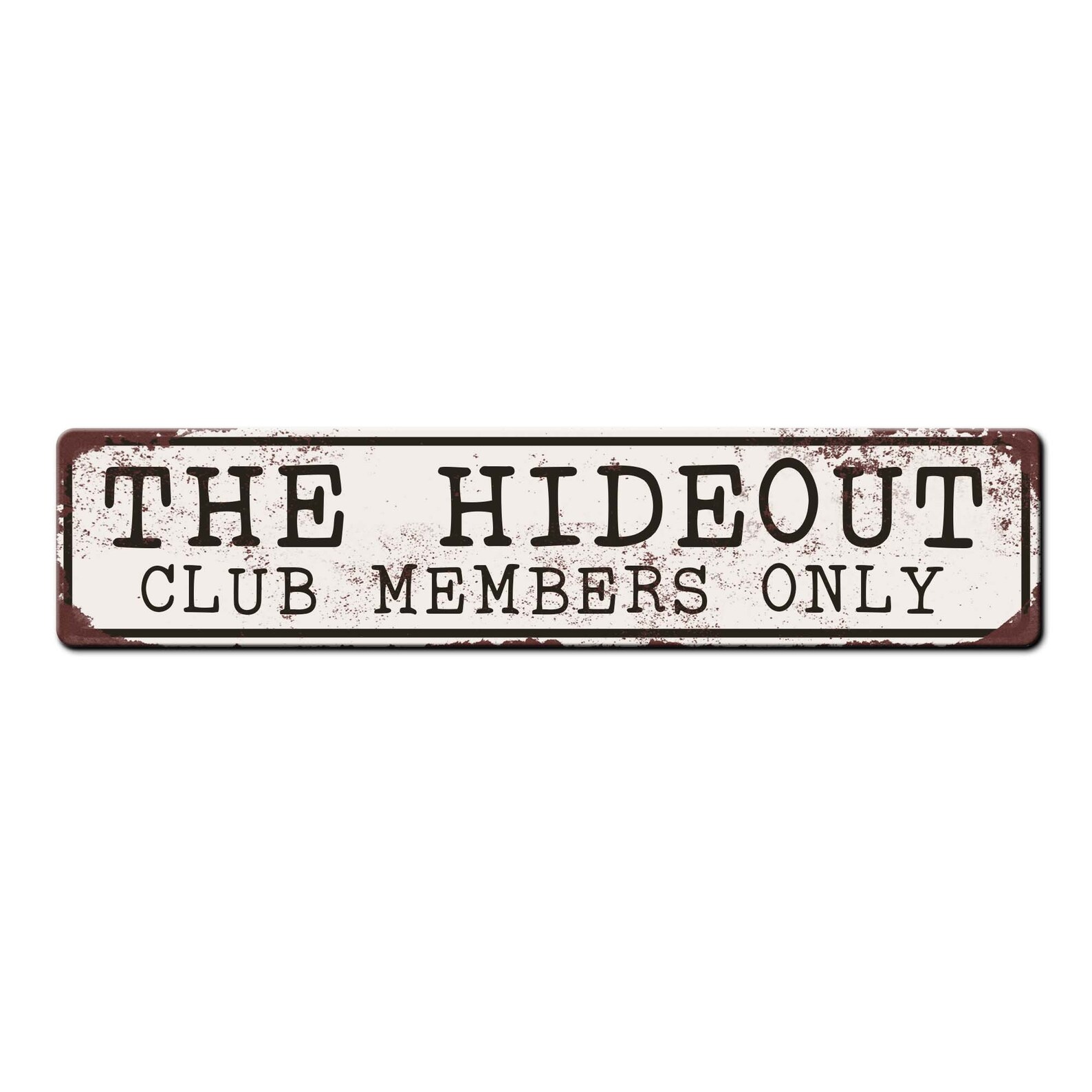 The Hideout Funny Kid Treehouse Sign Kids Fort Sign Play - Etsy