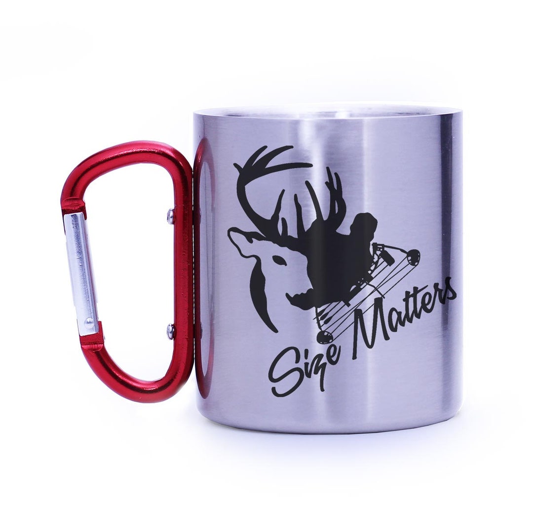 Hunter Mug,size Matters,camp Mug,hunter Gift,fathers Day Gift,camping ...
