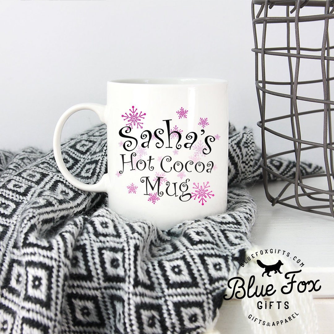 Personalized Hot Cocoa Mug - Custom Cocoa Mug - Christmas Gift - Gift ...