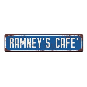 Personalized Cafe Sign - Custom Coffee Bar Sign - Rustic Styled Custom ...