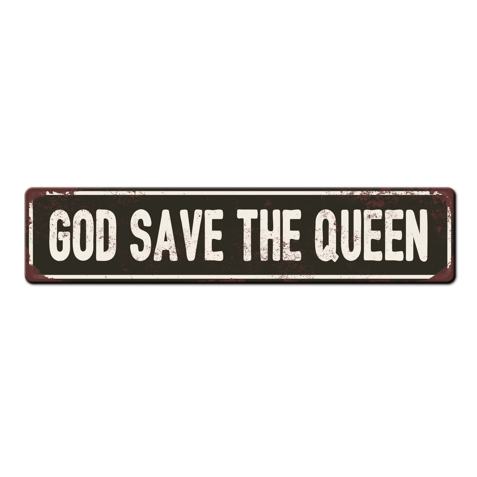 God Save the Queen Metal Sign- Apiary Sign - Honey Bee Sign - Funny Bee ...