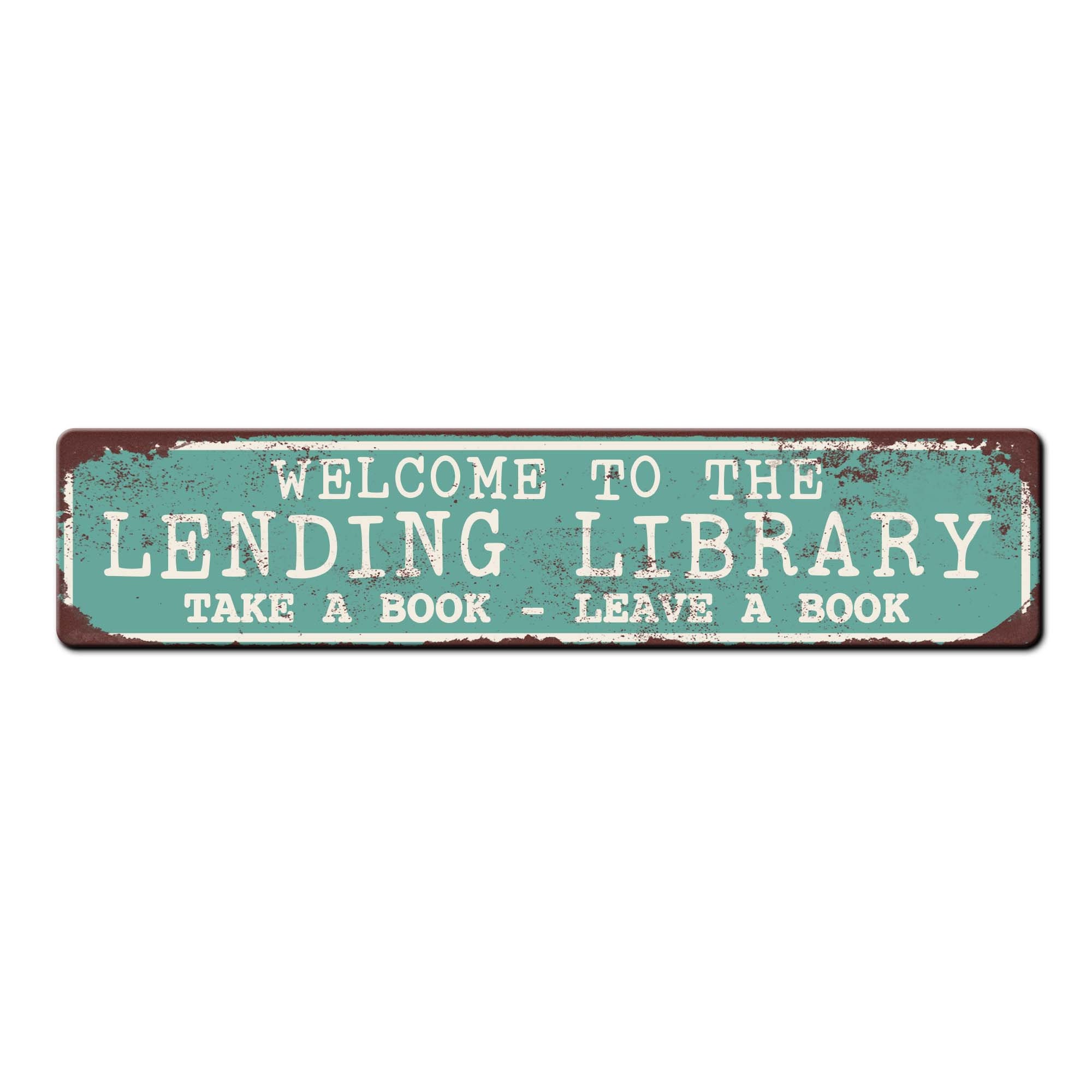 Lending Library Sign