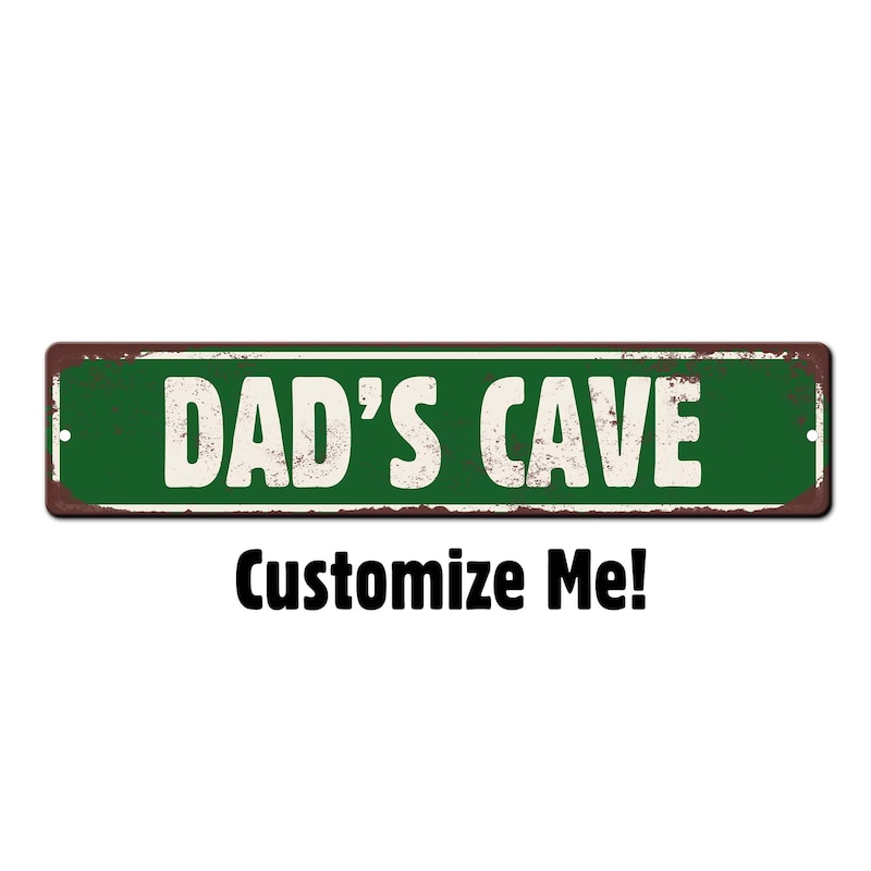 Funny Metal Sign Man Cave - Etsy