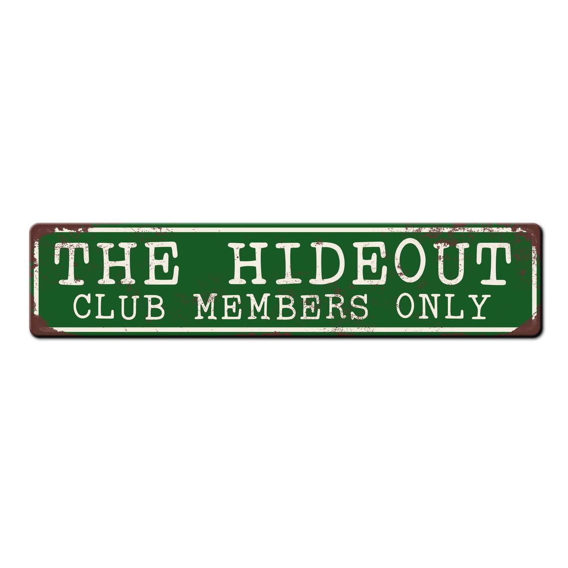 The Hideout Funny Kid Treehouse Sign Kids Fort Sign Play - Etsy
