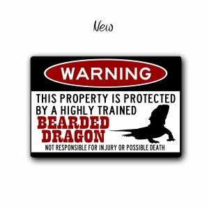 Bearded Dragon Sign,funny Metal Signs,bearded Dragon Accessories,lizard ...