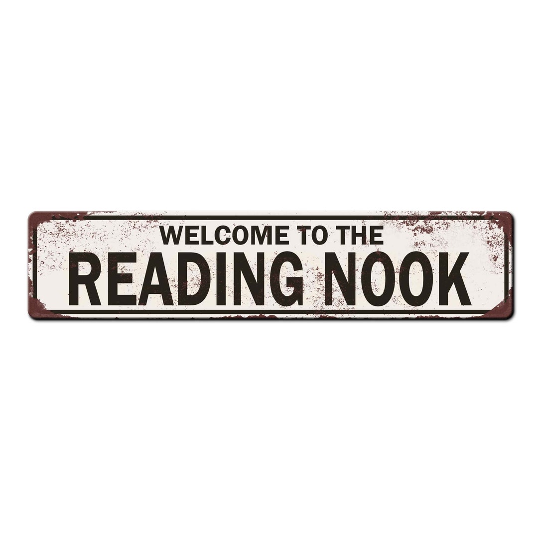 Reading Nook Sign - Home Library Décor - Book Lover Gift - Kids Reading ...