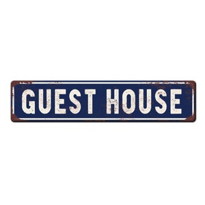 Guest House Door Entryway Sign - Outdoor Entrance Sign - Guest Sign ...