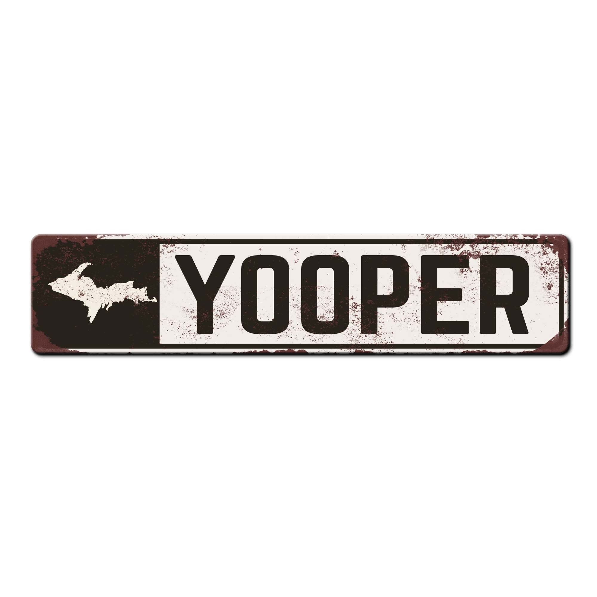 Yooper Upper Michigan Peninsula Sign - up North Cabin Sign - Northern ...