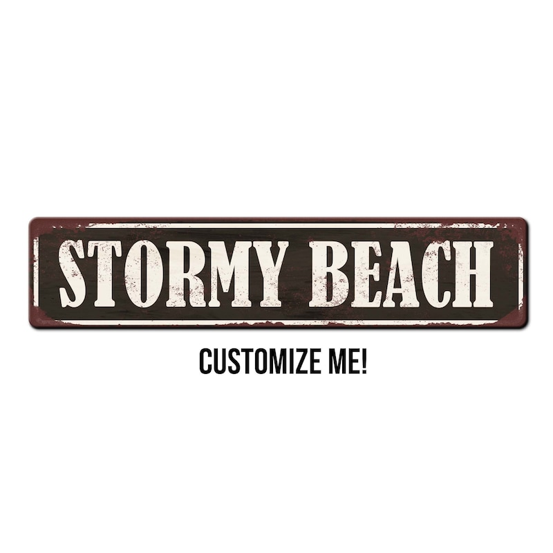 Rustic Beach Sign - Etsy