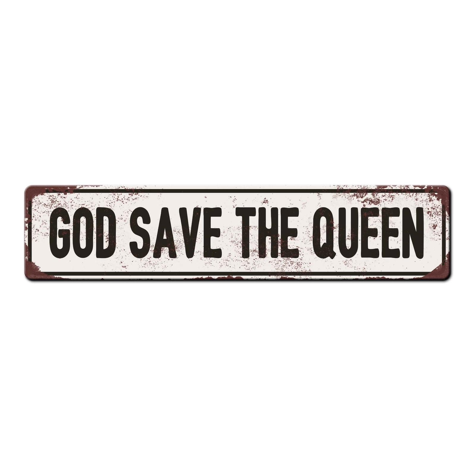 God Save the Queen Metal Sign- Apiary Sign - Honey Bee Sign - Funny Bee ...