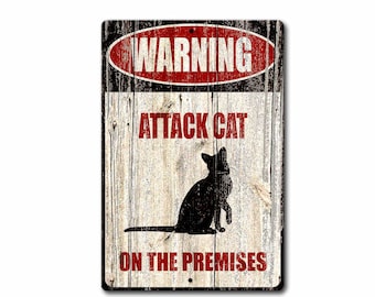 Funny Cat Sign - Etsy