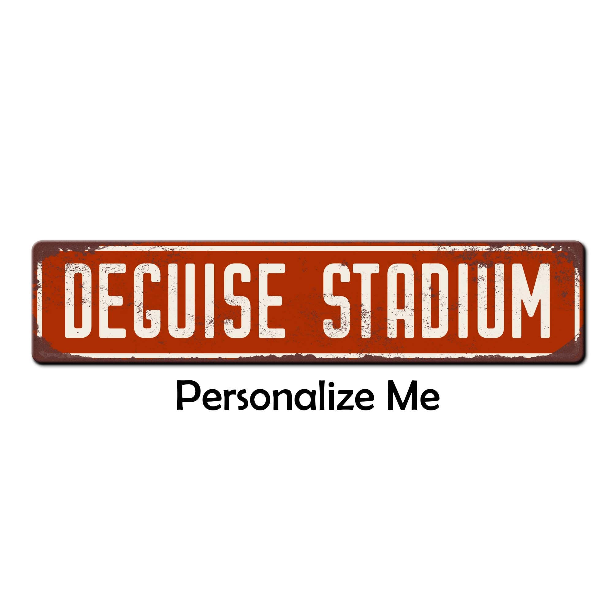 Personalized Stadium Sign - Custom Stadium Sign - Funny Sports Decor ...