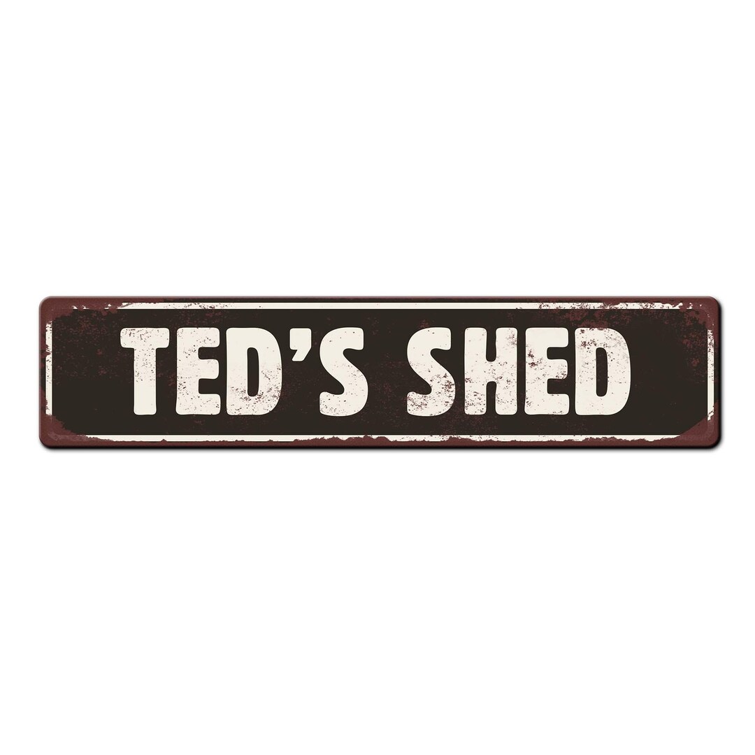 Personalized Name Shed Sign - Custom Shed Sign - She Shed Gift - Kids ...
