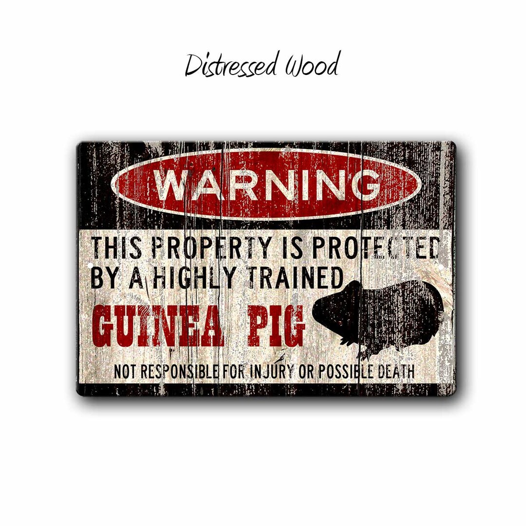 Guinea Pig Sign,funny Metal Signs,guinea Pig,guinea Pig Cage,guineapig ...